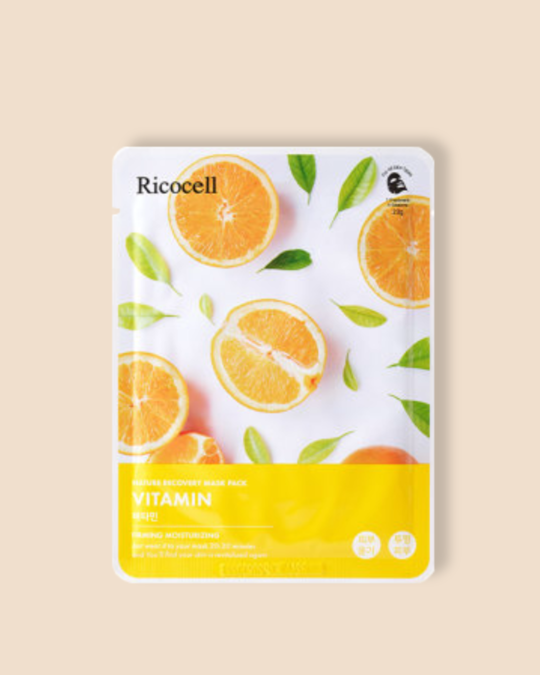 Ricocell Nature Recovery Mask Pack Vitamin 23g (Pack 10pcs) – Veluraskin